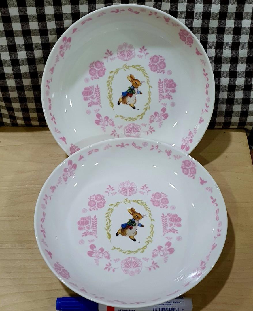 Beatrix Potter Yamaka Japan Peter Rabbit deep serving plate 22cm ...