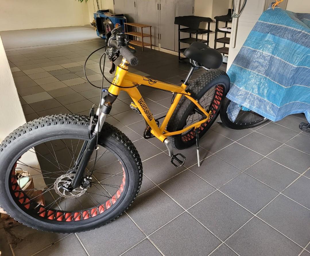 Bicycle - Monster Brand Jumbo bike, thick tires, Sports Equipment ...