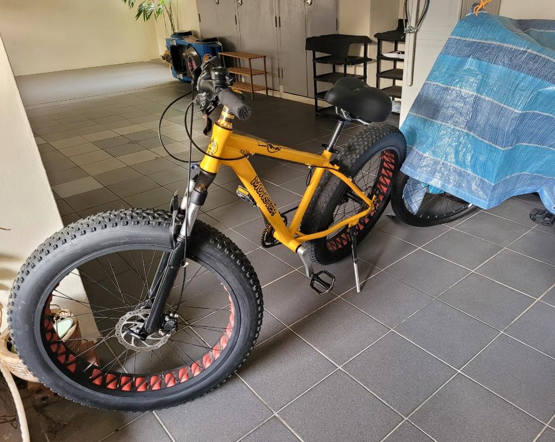 Bicycle - Monster Brand Jumbo bike, thick tires, Sports Equipment ...