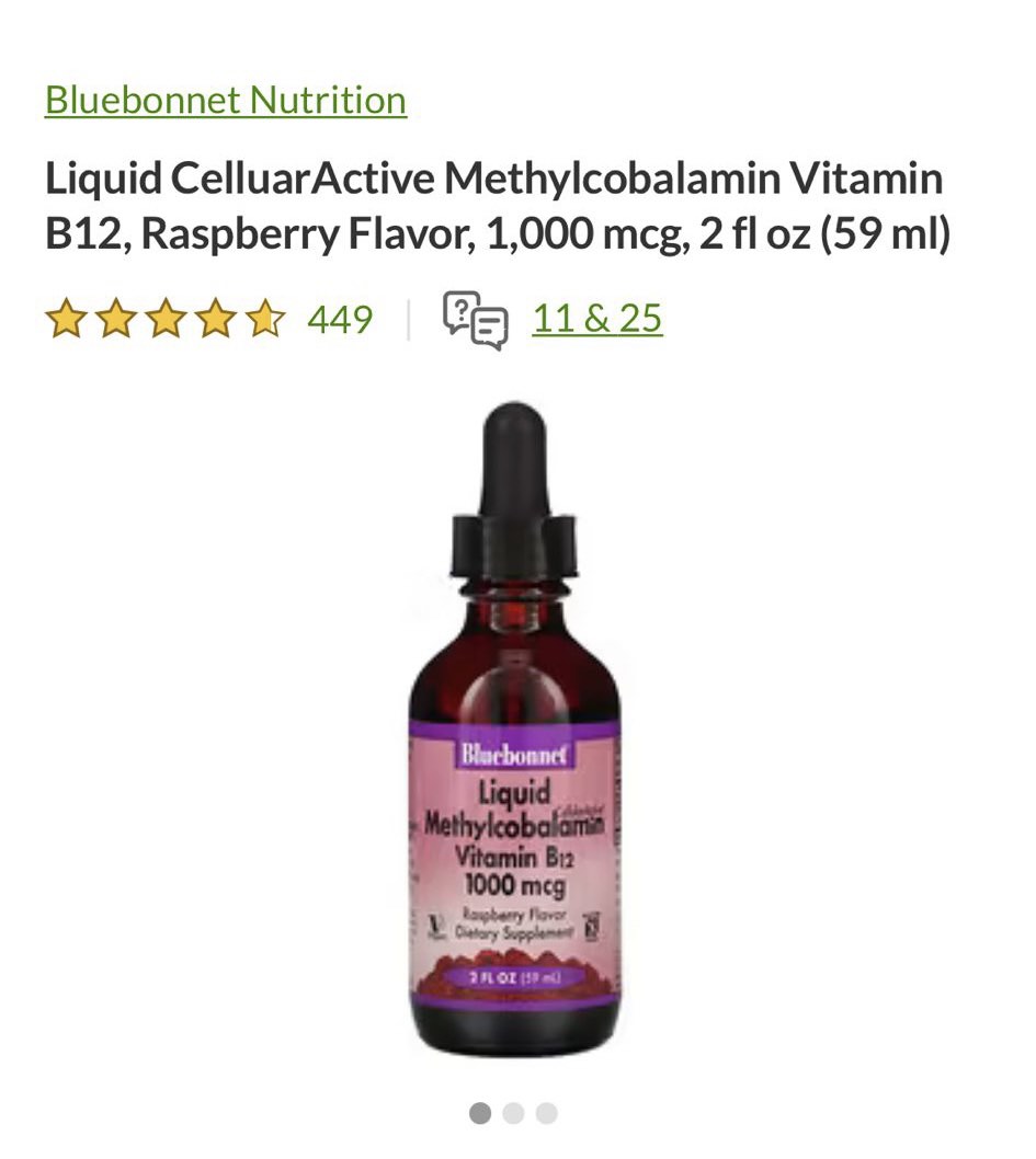 bluebonnet liquid methylcobalamin vitamin b12, Health & Nutrition, Medical Supplies & Tools on ...
