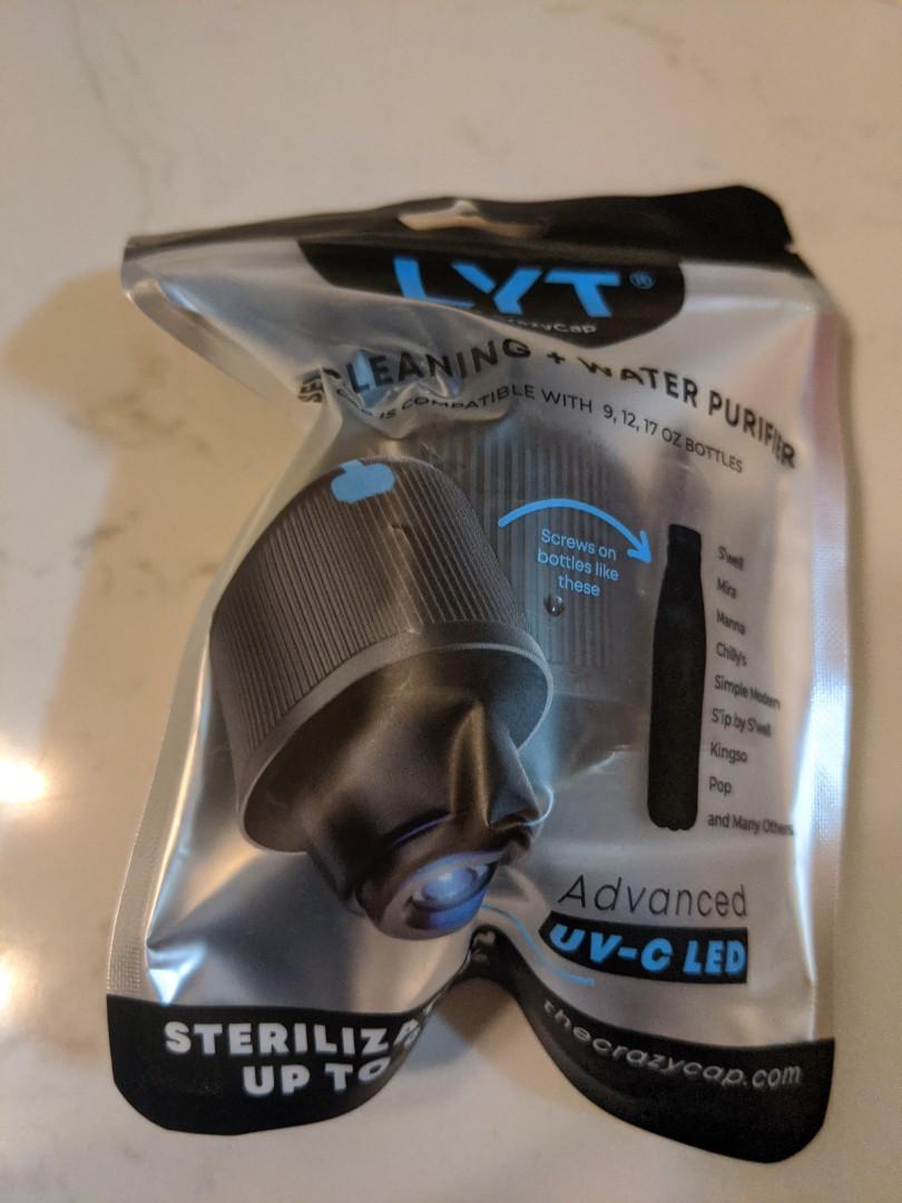 Brand new Lyt CrazyCap Pro Self Cleaning UV Water Purification Cap ...