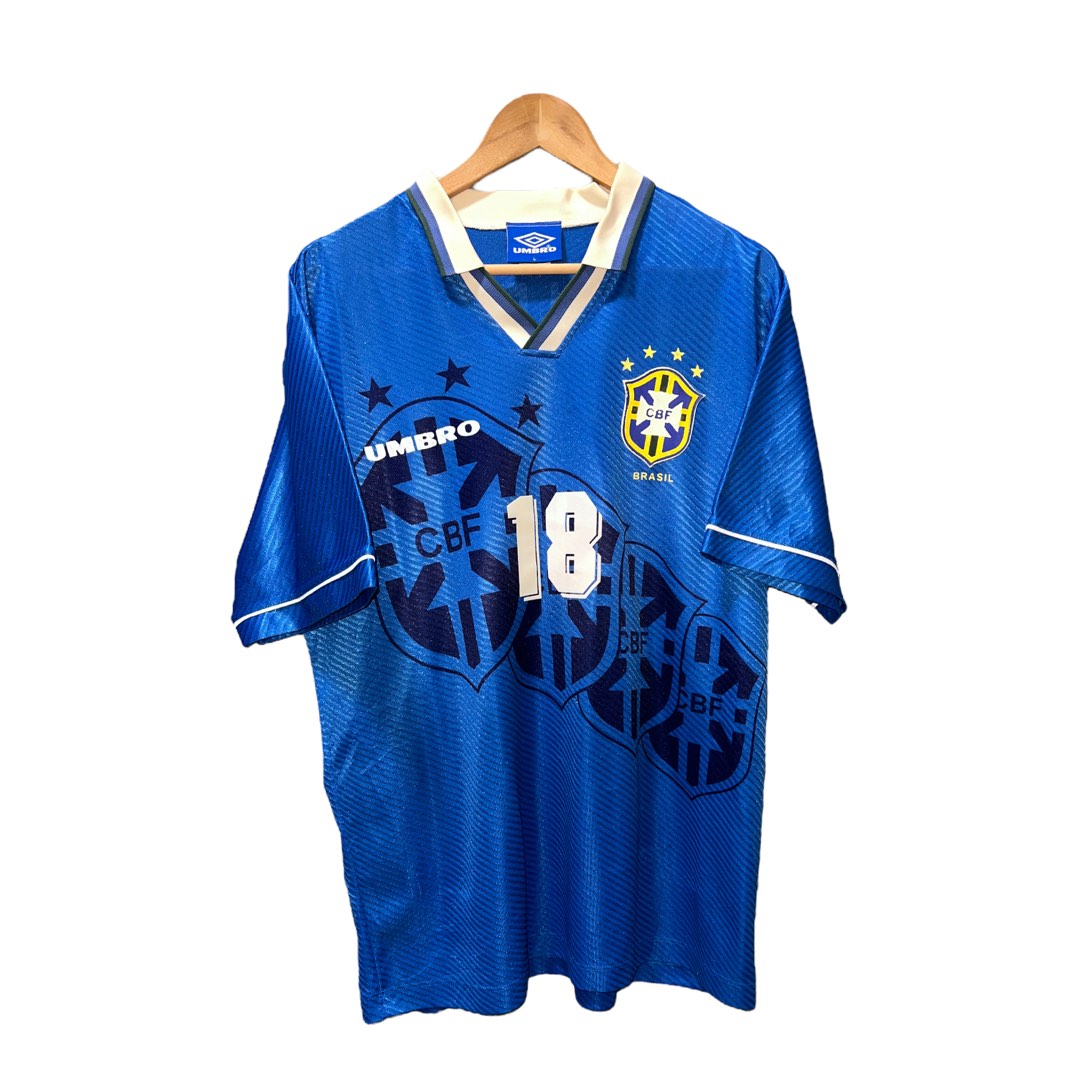 Brazil 1996 Away jersey, Men's Fashion, Tops & Sets, Tshirts & Polo ...