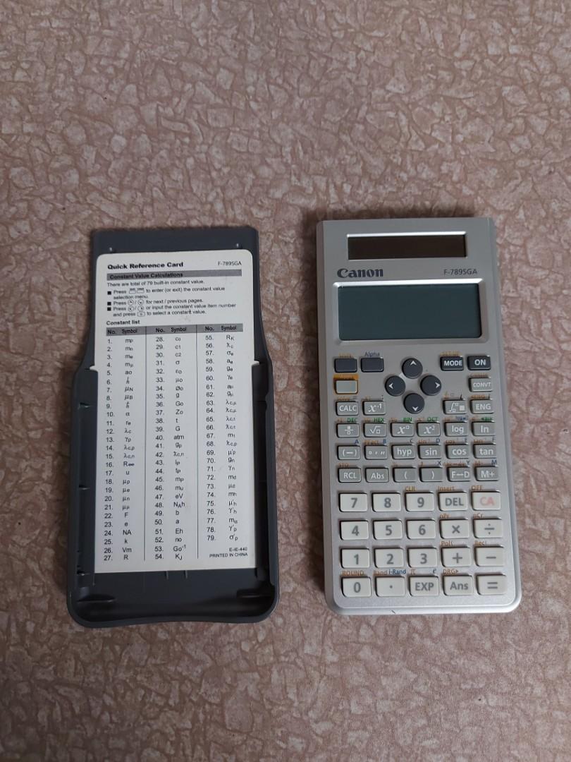 Canon F-789SGA Scientific Calculator, Everything Else, Others on Carousell