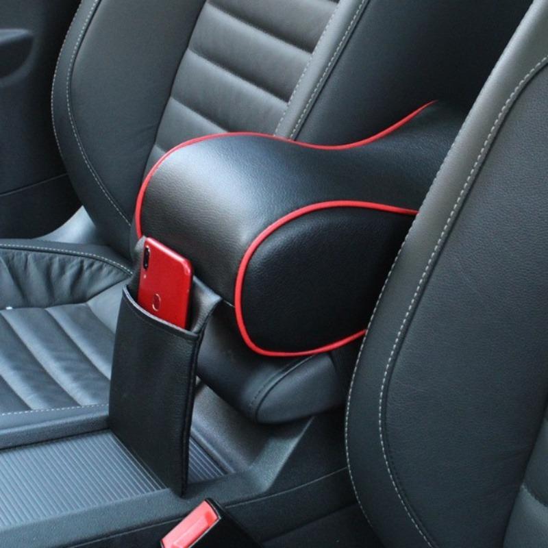 Car Arm Rest Extend Faux Leather Memory Cushion Foam Car Armrest Center ...