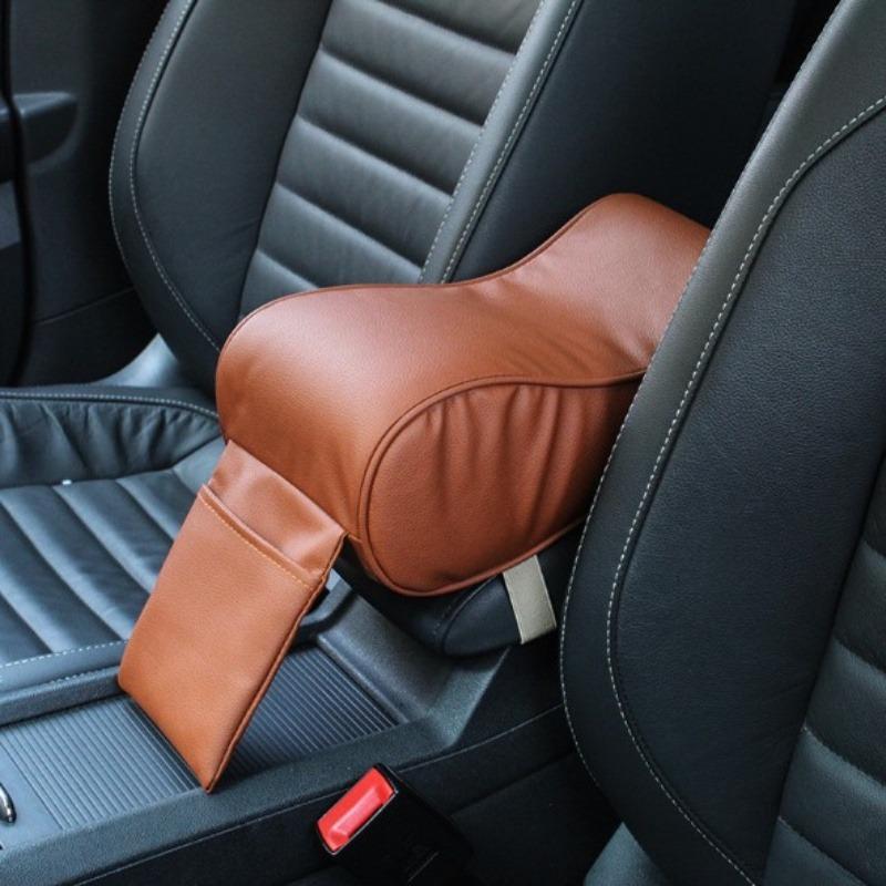 Car Arm Rest Extend Faux Leather Memory Cushion Foam Car Armrest Center ...