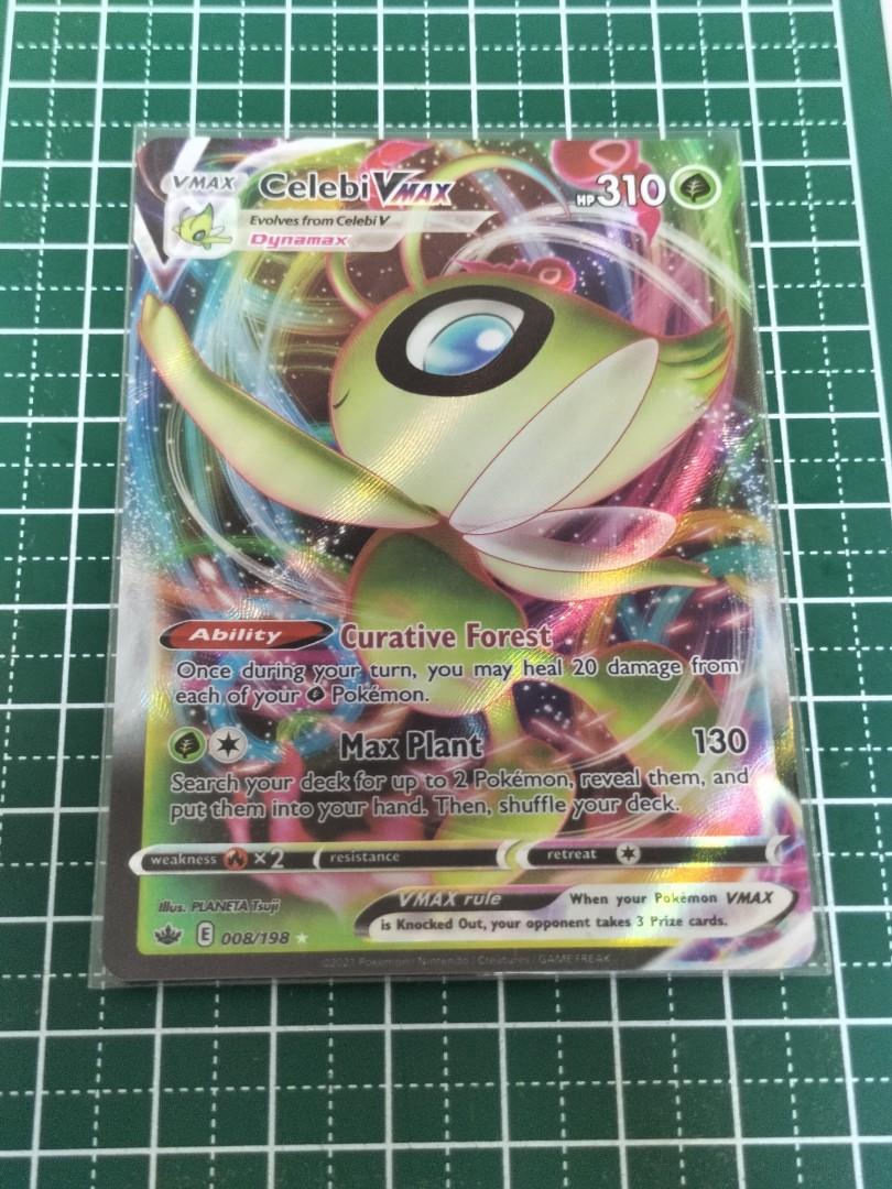Pokemon TCG - Celebi VMAX 008/198, Hobbies & Toys, Toys & Games on ...