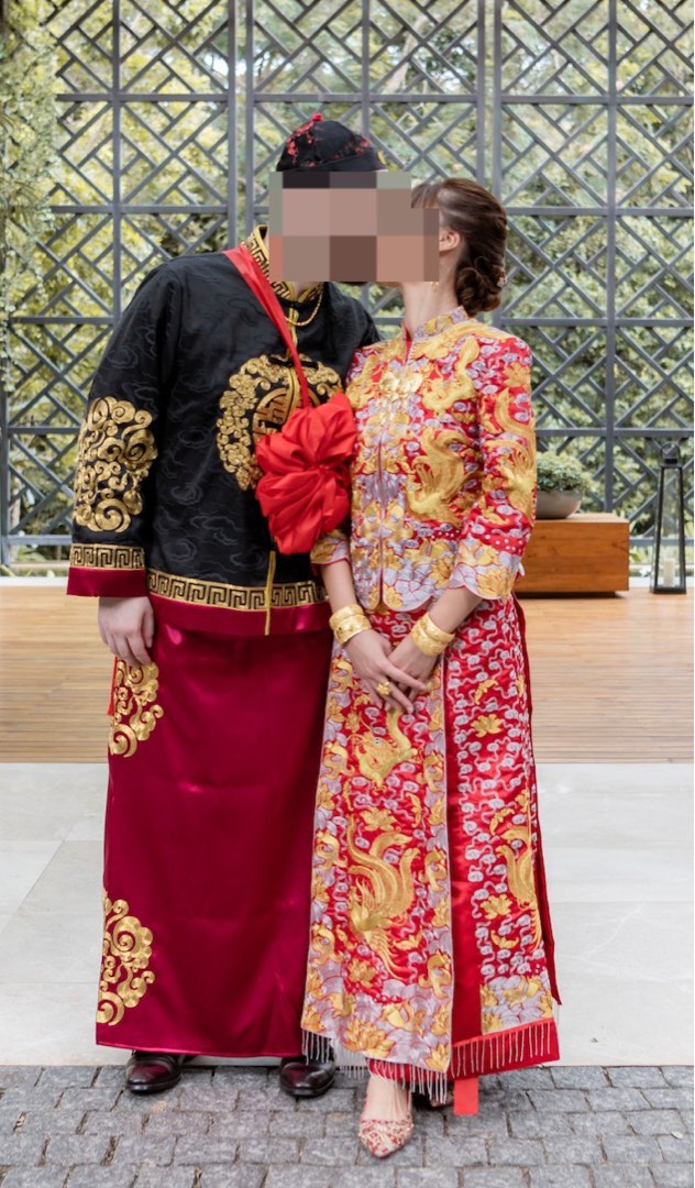 Chinese Qun Kua + Flats, Women's Fashion, Dresses & Sets, Traditional ...