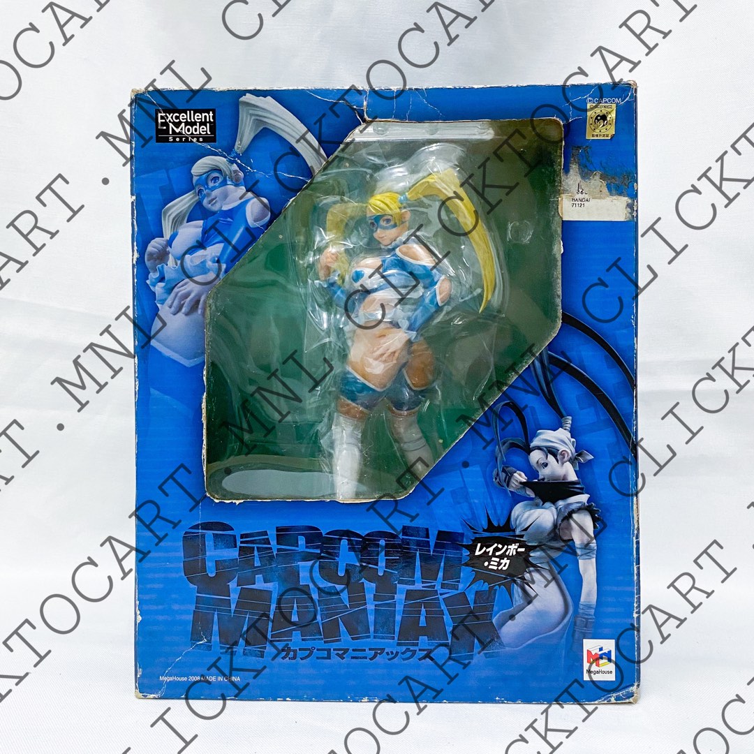 Rainbow Mika Figure Capcom Maniax Street Fighter Statue MegaHouse 2008 ...