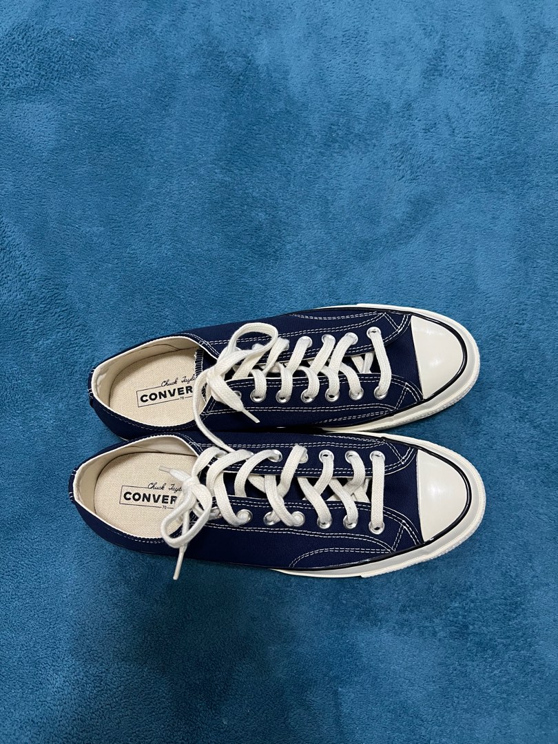 Converse Chuck 70 Navy Blue, Men's Fashion, Footwear, Casual shoes on ...