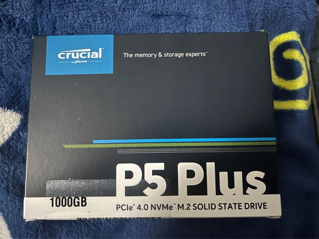 Crucial P5 Plus 1TB PCIe 4.0 3D NAND NVMe M.2 Gaming SSD, up to 6600MB ...