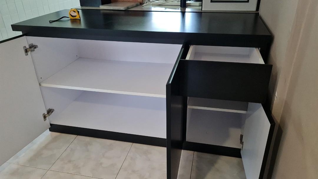 Custom Cabinet With Hidden Wheels, Furniture & Home Living, Furniture ...