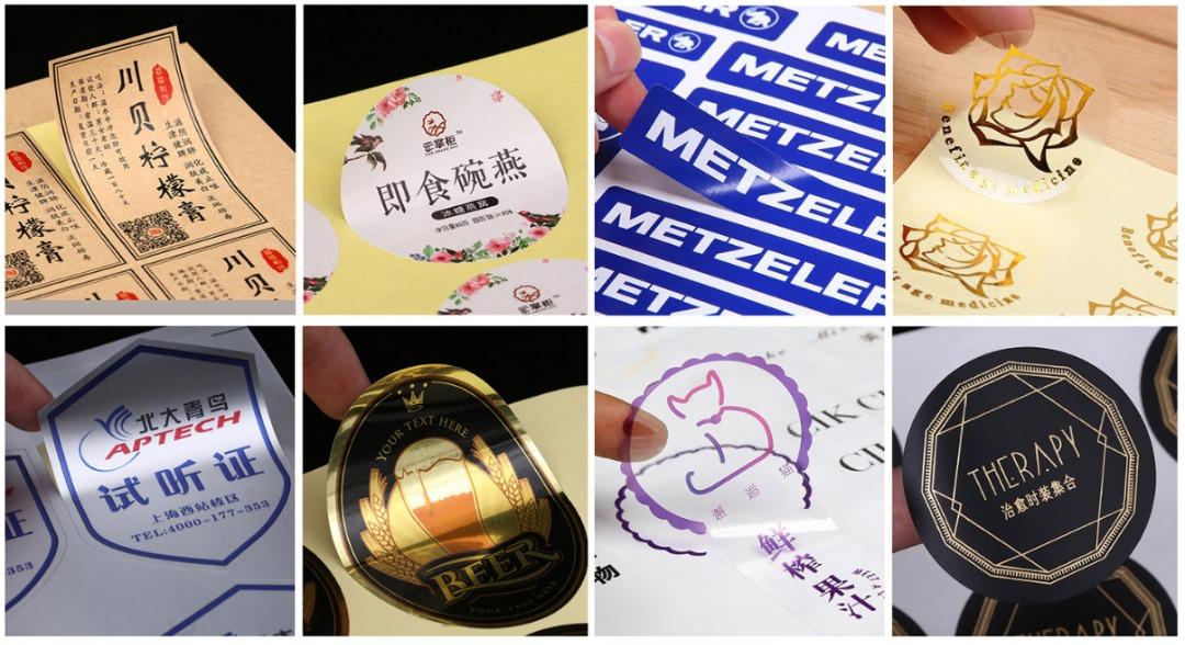 Custom size sticker label uv transfer stickers / labels art-card poster ...