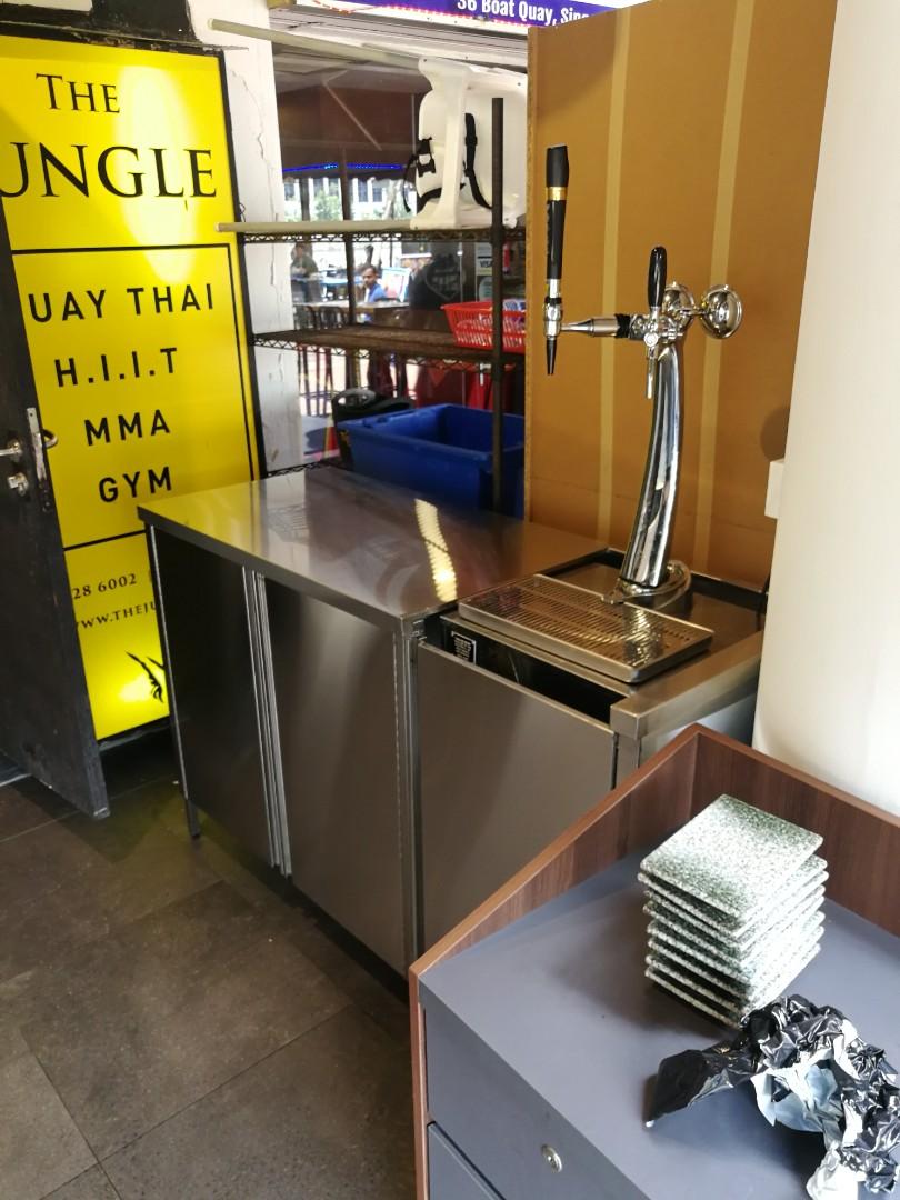 Customize stainless steels cabinet w/swing door for draft beer ...