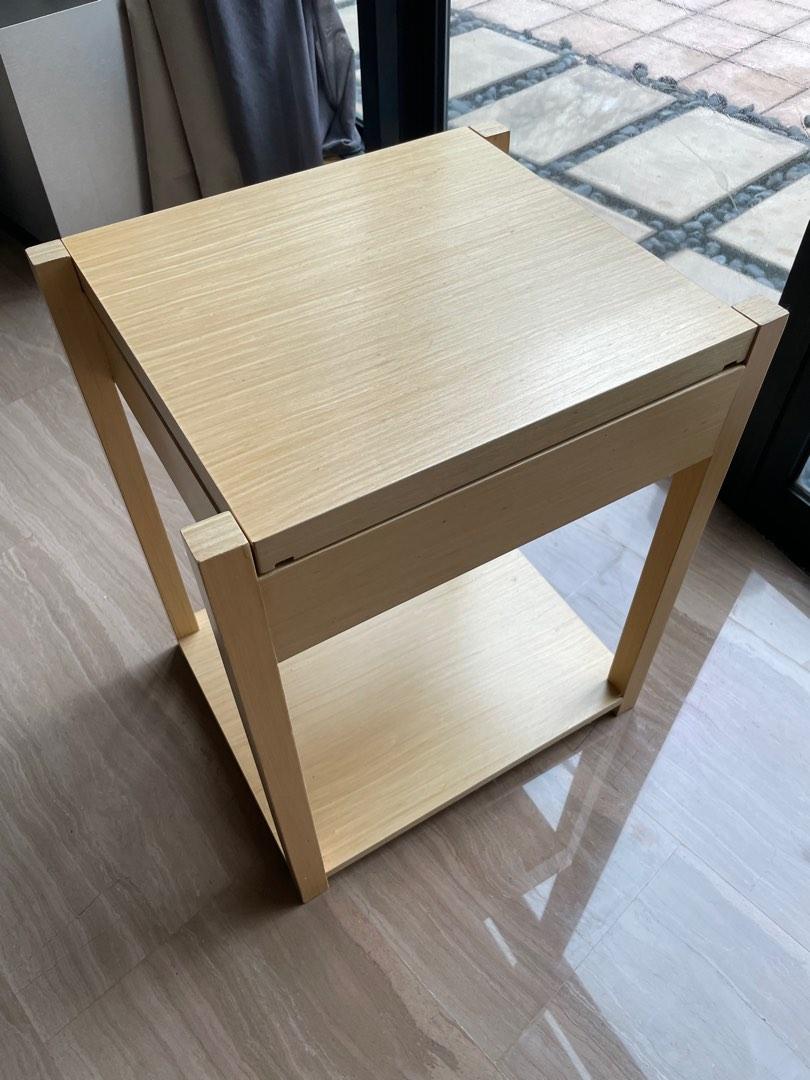 Custom-made Japandi Side Table, Furniture & Home Living, Furniture ...