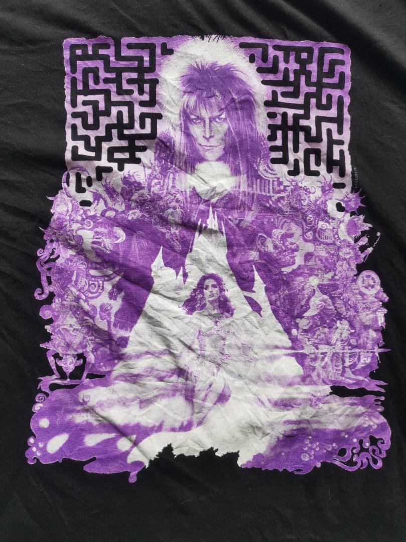 David bowie labyrinth movie tee, Men's Fashion, Tops & Sets, Tshirts ...