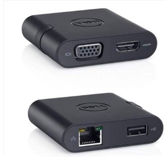 Dell DA200 Adapter (USB-C to HDMI/VGA/Ethernet/USB 3.0), Computers ...