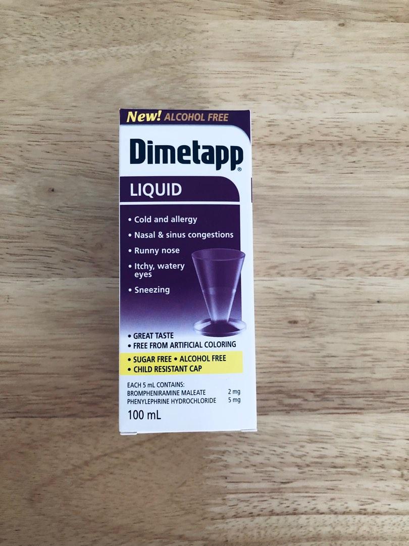 Dimetapp Flu Medicine for Kids, Health & Nutrition, Medical Supplies ...