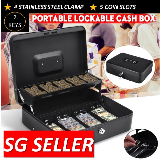 Double layer portable Cash box , cash drawer , money box , cash ...