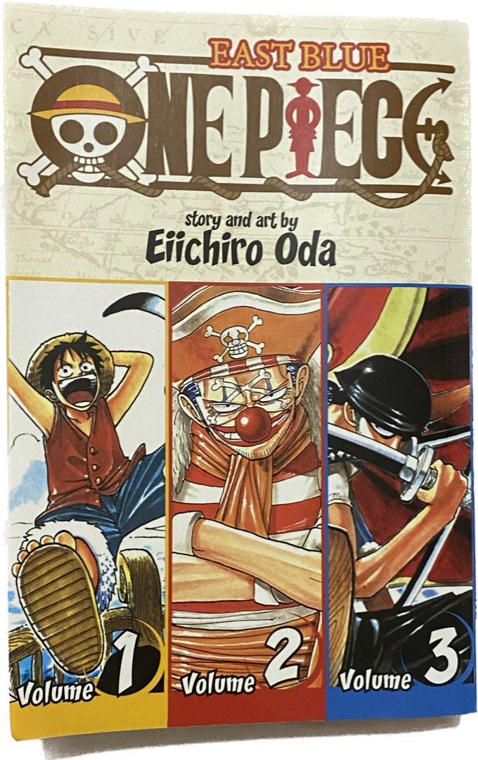 East blue One piece Eiichiro Oda volume 1-3, Hobbies & Toys, Books ...