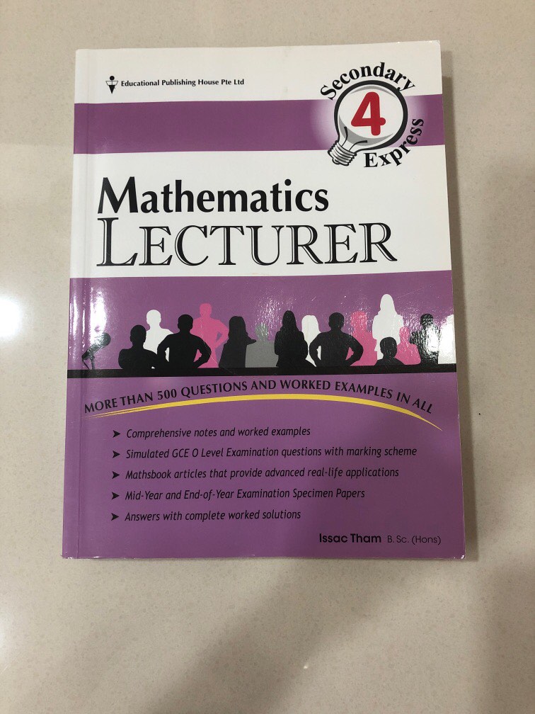 EPH - Mathematics Lecturer Secondary 4, Hobbies & Toys, Books ...