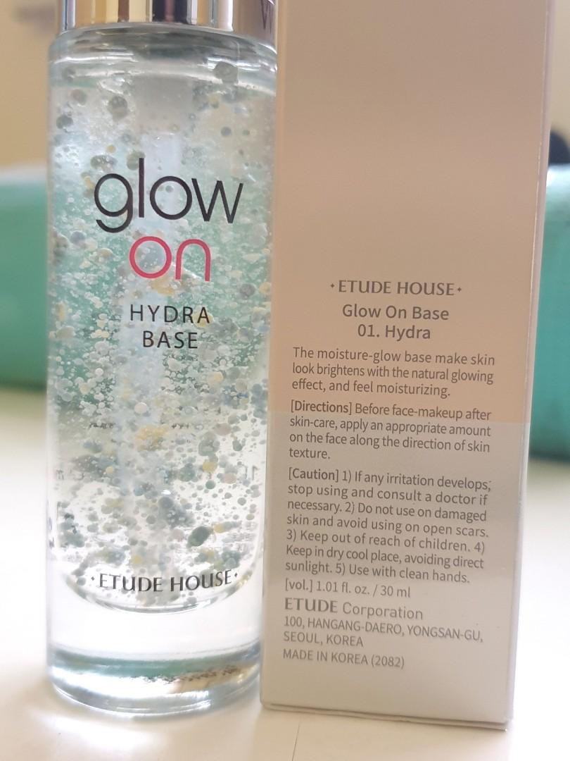 Etude House Glow On Hydra Base Primer, Beauty & Personal Care, Face ...