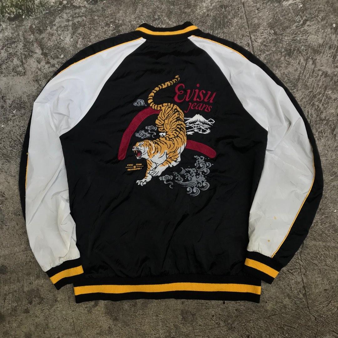 Evisu Bomber Jacket, Men's Fashion, Coats, Jackets and Outerwear on ...