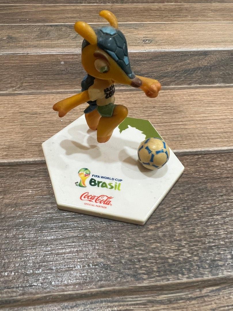 FIFA 2014 World Cup Mascot Fuleco Figurine (Limited Edition by Coca ...
