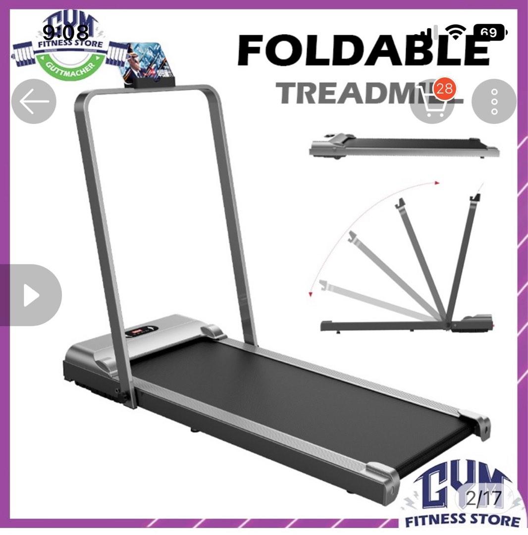 Foldable Running Treadmill, Sports Equipment, Exercise & Fitness ...