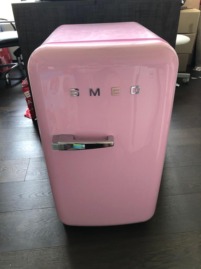 Free standing refrigerator One Door, Pink 50's Style Aesthetic, TV ...
