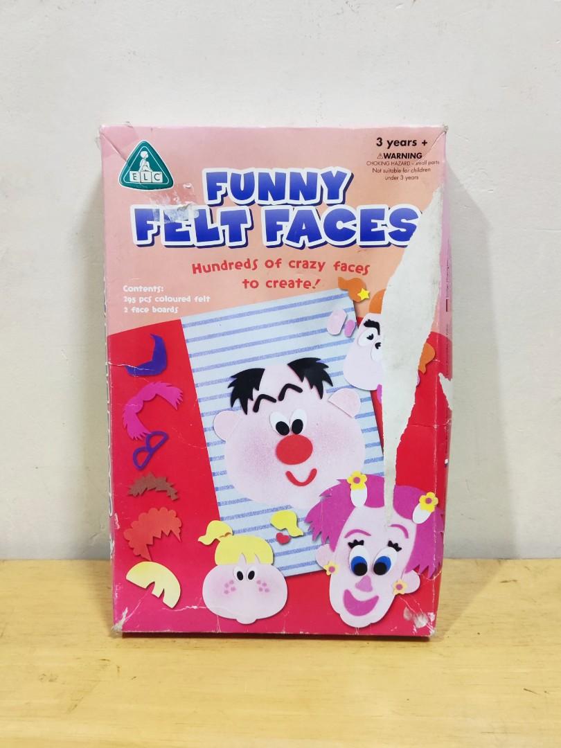 Funny Felt Faces, Hobbies & Toys, Stationary & Craft, Handmade Craft on ...