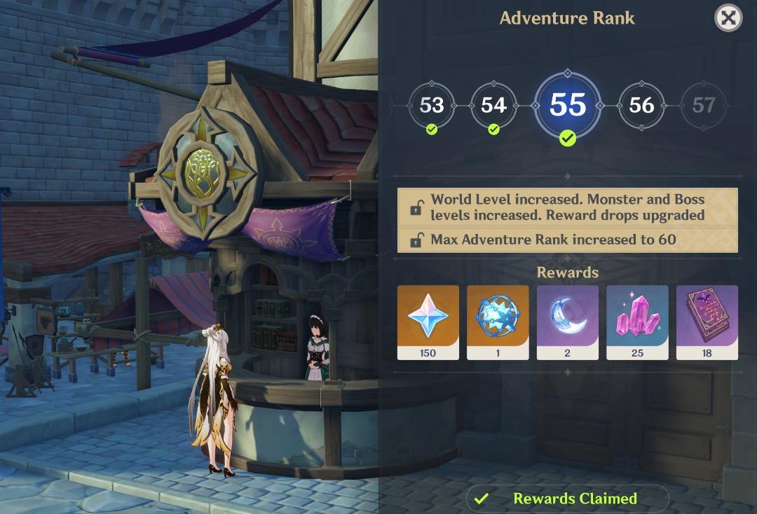 Genshin Impact Account (AR55, C1 Cyno, C1 Diluc) w/ 1 month Welkin Pass ...