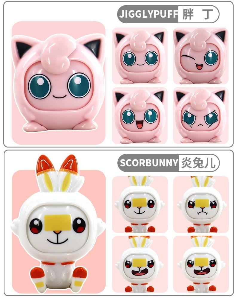 Genuine Authorise License Pokemon Swap Face Pikachu,Scorbunny,Gengar ...