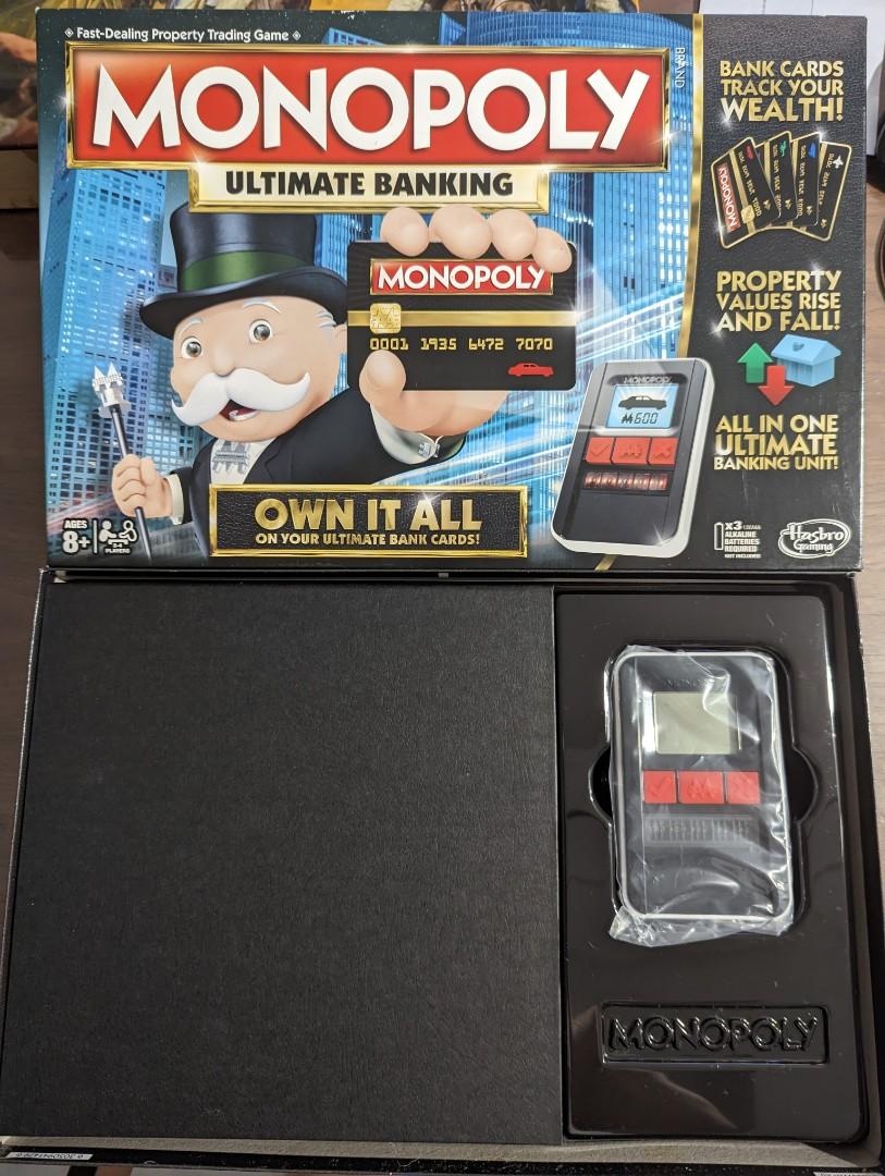 Good as new Monopoly Ultimate Banking board game, Hobbies & Toys, Toys ...