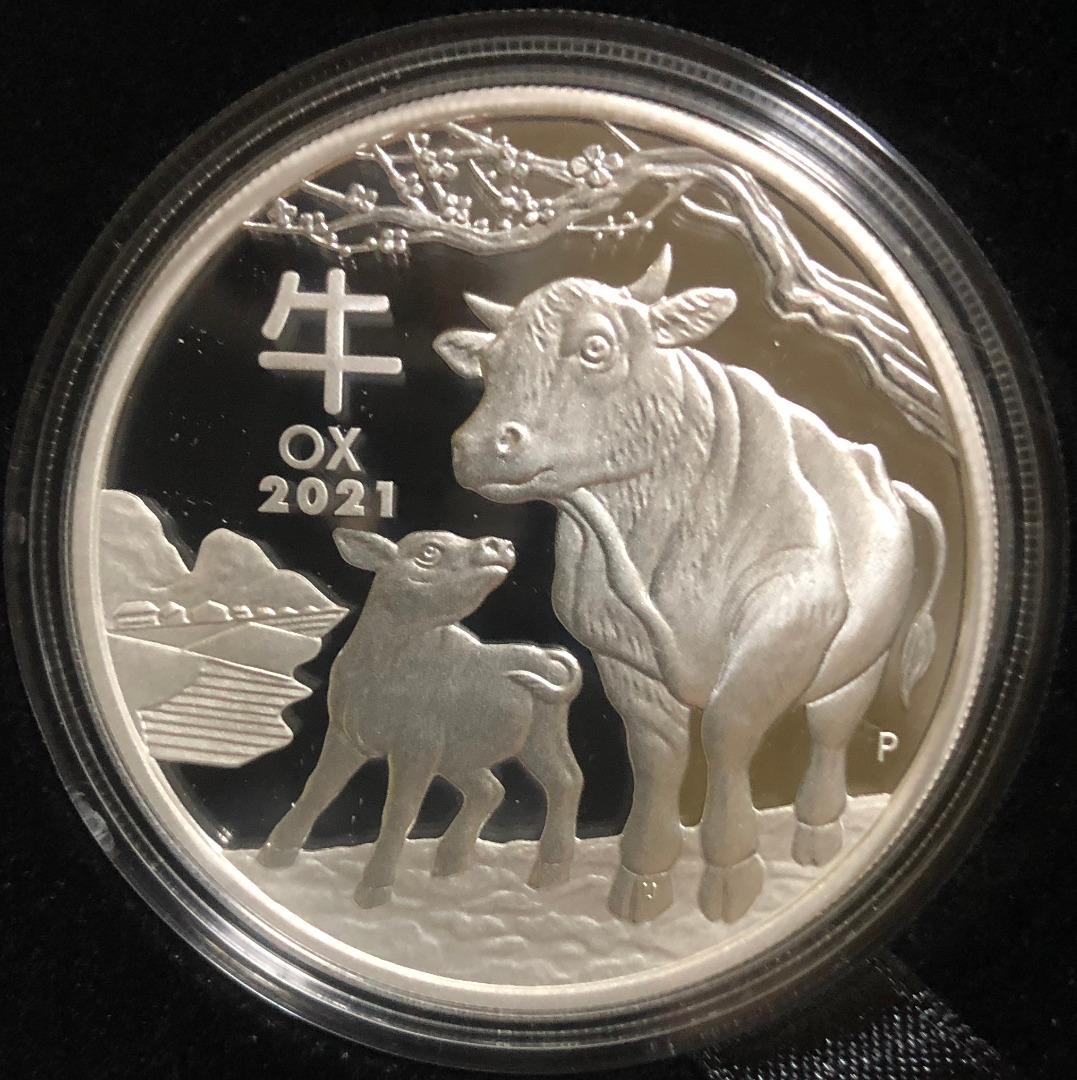GSS 2021 Australian Lunar Series III Year of the Ox 1oz Silver Proof ...