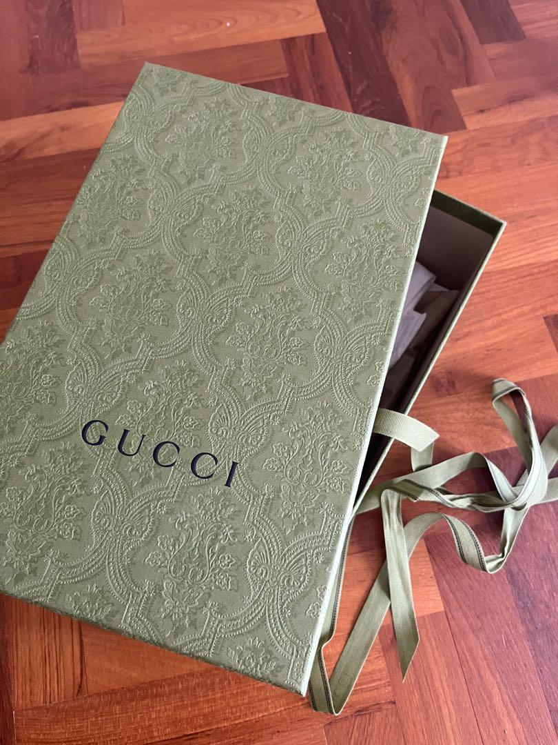 Gucci box with ribbon, Women's Fashion, Jewelry & Organisers, Accessory ...