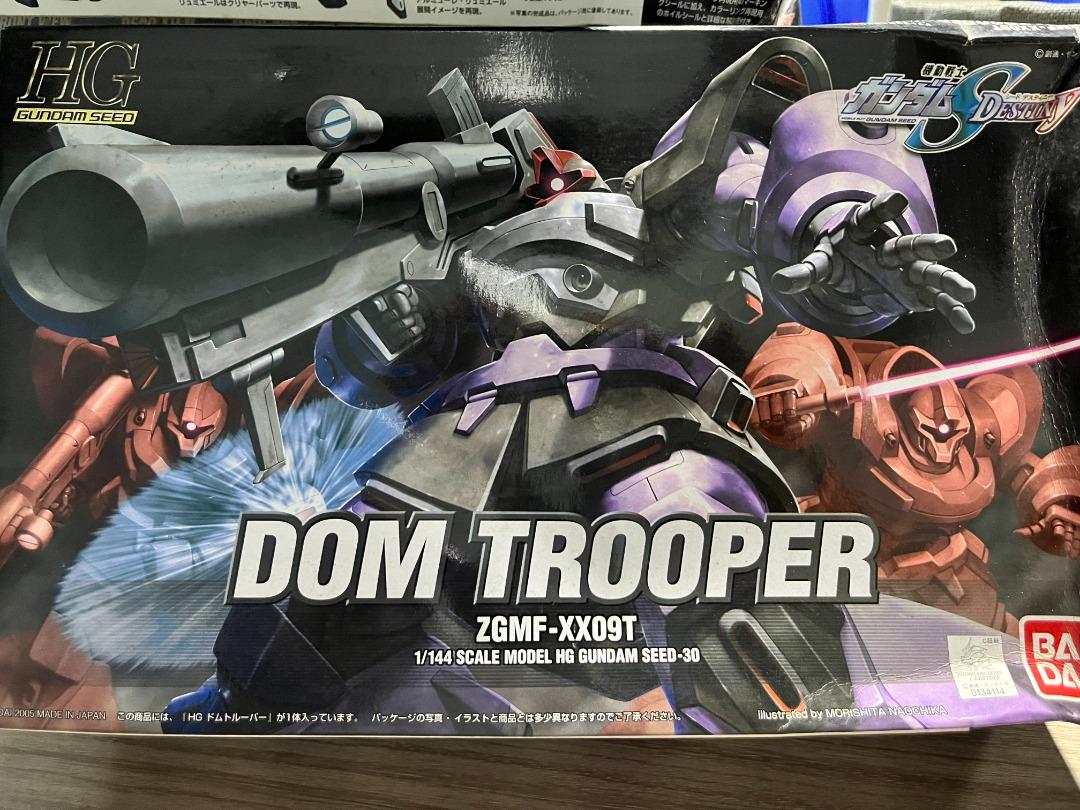 GUNDAM SEED HG 1/144 DOM TROOPER, Hobbies & Toys, Toys & Games on Carousell