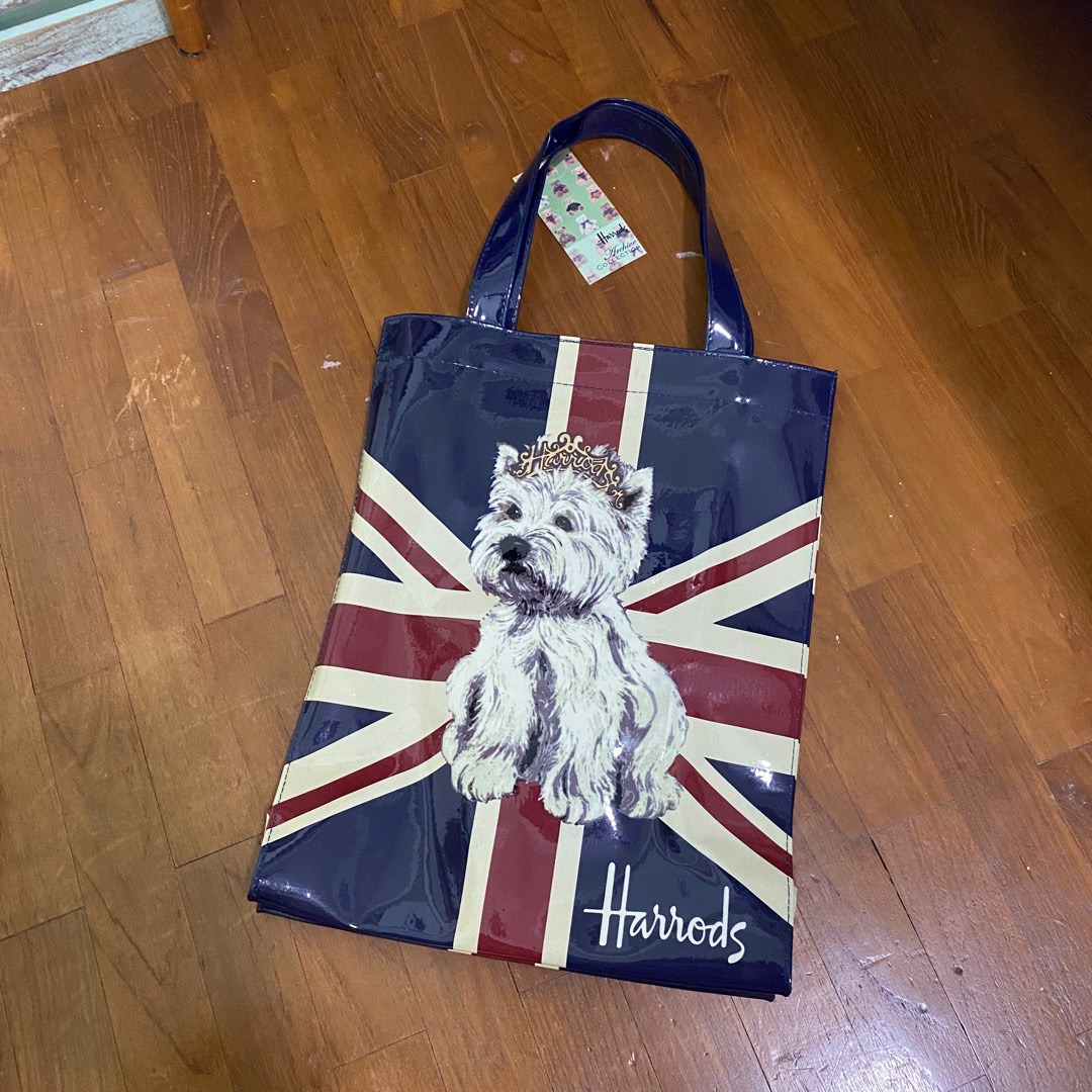 Harrods Authentic Tote Bag (Large), Women's Fashion, Bags & Wallets ...
