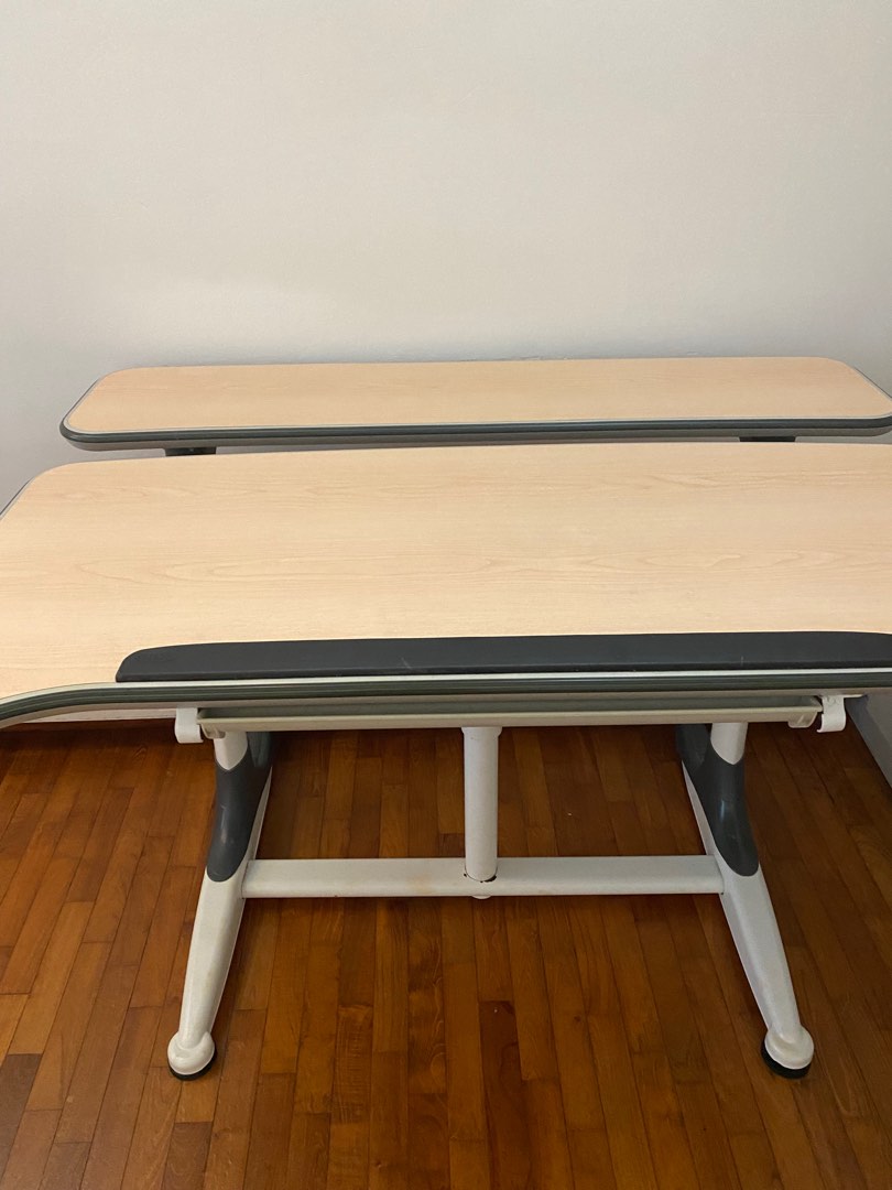 Height adjustable Study Table, Furniture & Home Living, Furniture ...