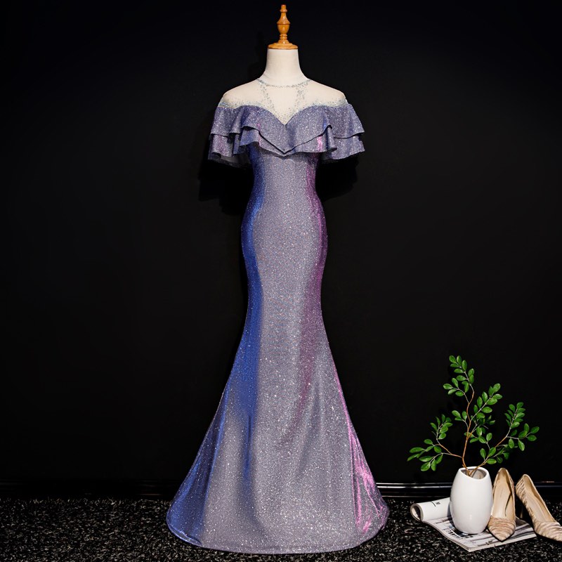 高贵典雅High Quality Evening Gown/ Wedding Dinner Gown/Wedding dinner dress ...