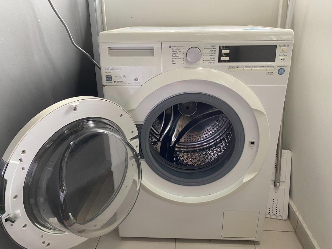 Hitachi Front Load Washing Machine (9KG) - Good Condition - Moving ...