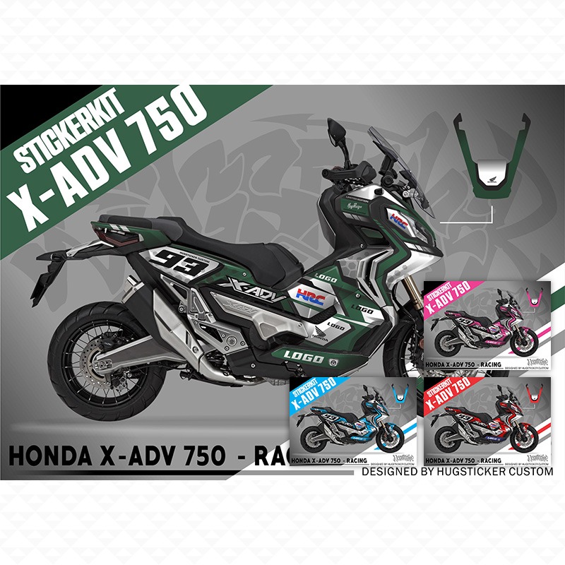 X ADV 750 RACING Decals HONDA HUGSTICKER Sticker Kit High Quality Bike ...