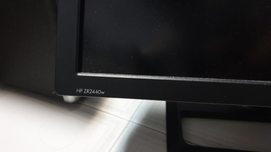 HP 24" LCD IPS Monitor Screen ZR2440W, Computers & Tech, Parts ...