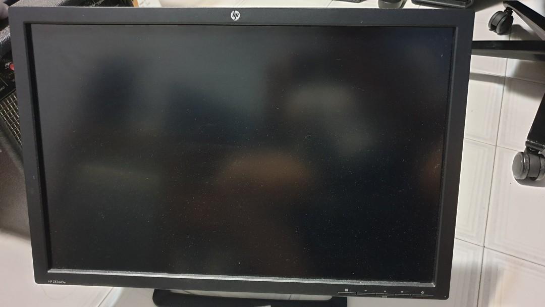 HP 24" LCD IPS Monitor Screen ZR2440W, Computers & Tech, Parts ...