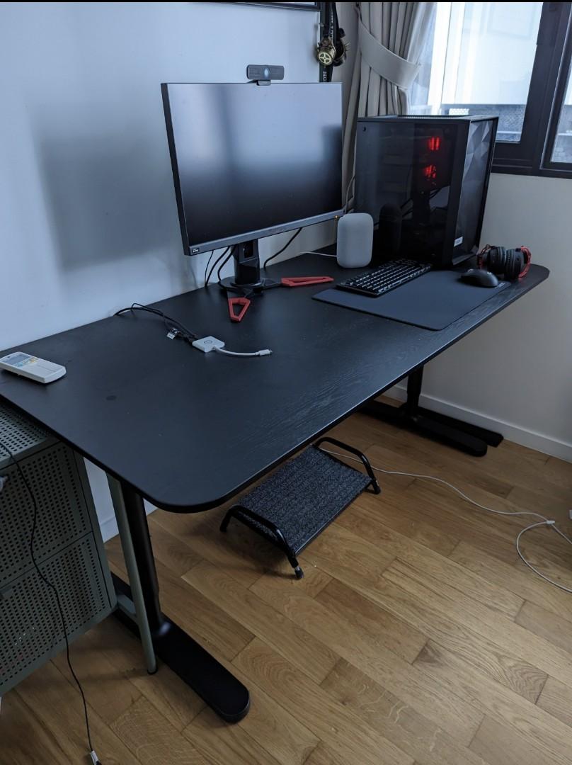 Ikea office desk, Furniture & Home Living, Furniture, Tables & Sets on ...