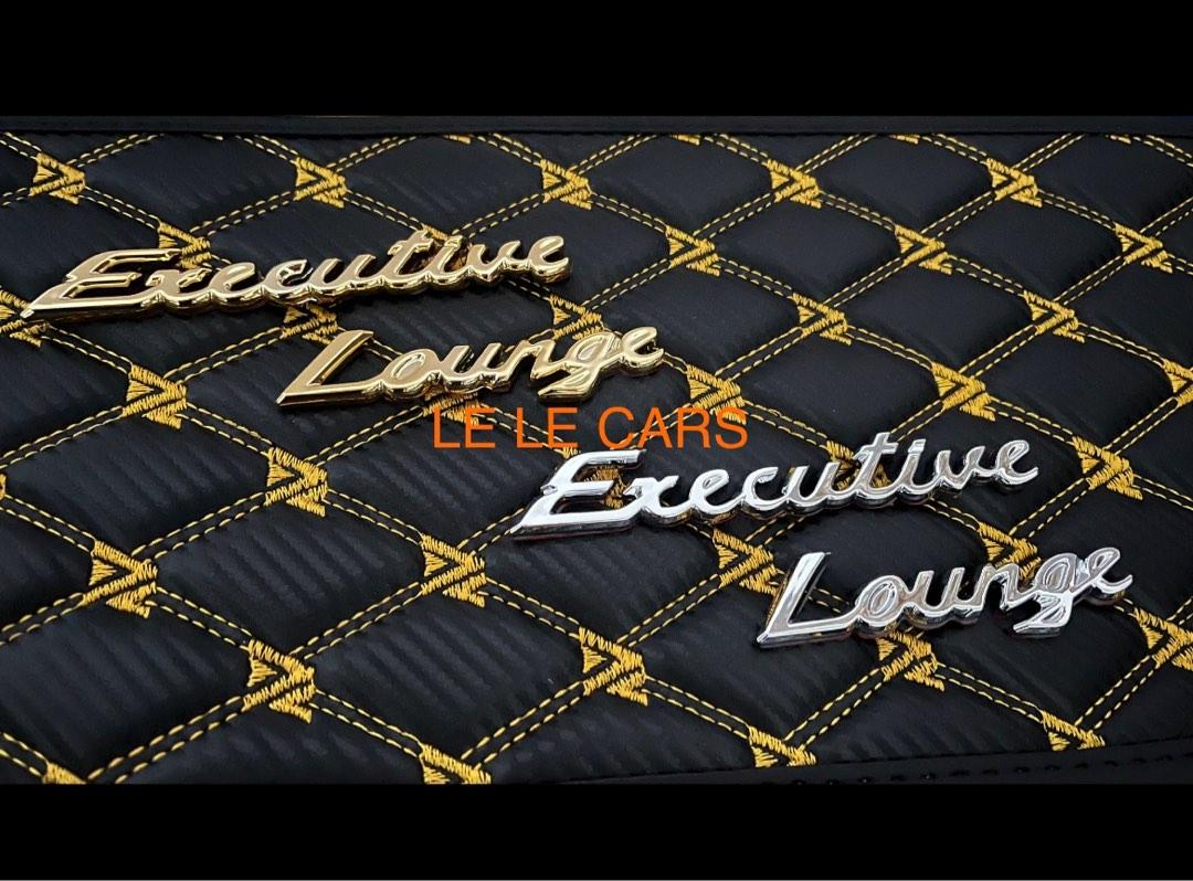 In Stock: Executive Lounge Sticker Label - chrome/gold colour, Hobbies ...