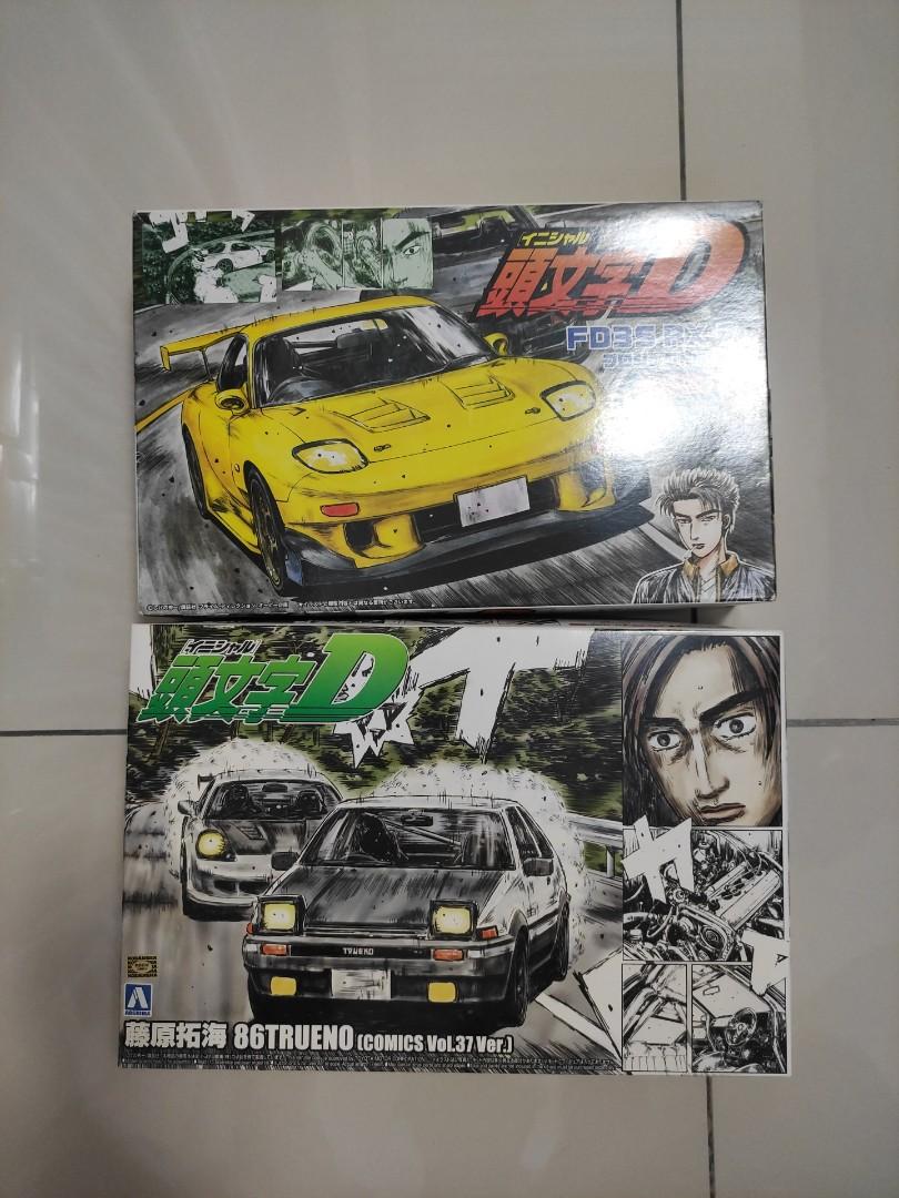 Initial D 1/24 model kit AE86 RX7, Hobbies & Toys, Toys & Games on ...