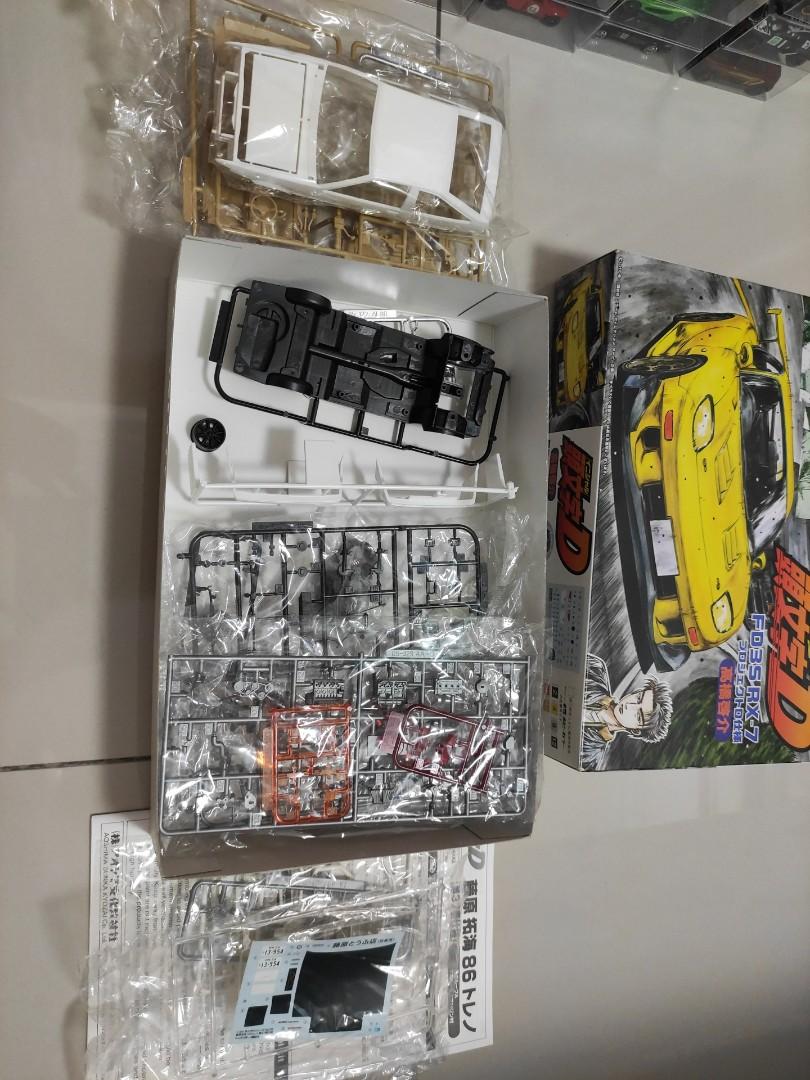 Initial D 1/24 model kit AE86 RX7, Hobbies & Toys, Toys & Games on ...