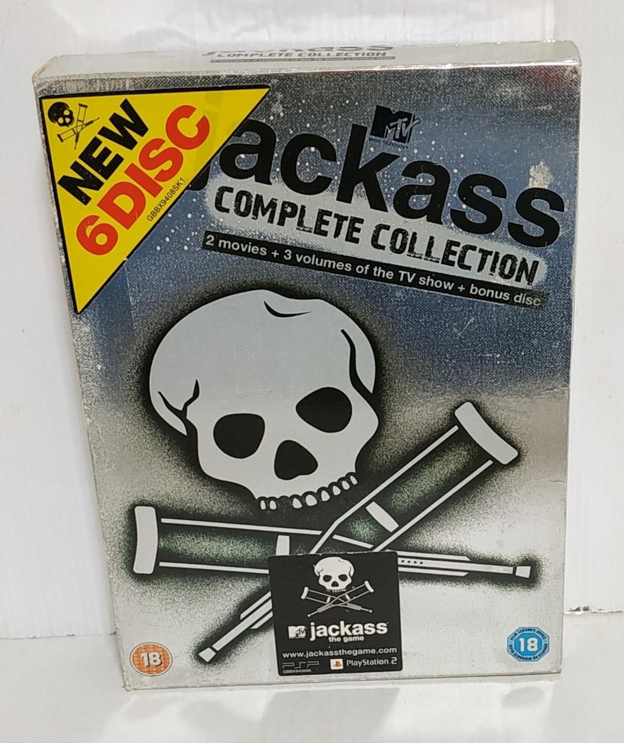 Jackass Complete Collection 6DVDs Region 2, Hobbies & Toys, Music ...