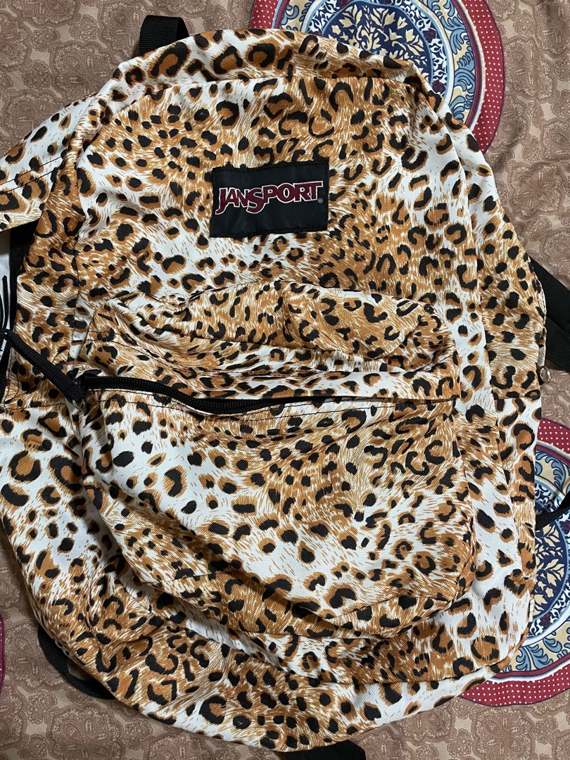 Jansport Leopard, Women's Fashion, Bags & Wallets, Backpacks on Carousell