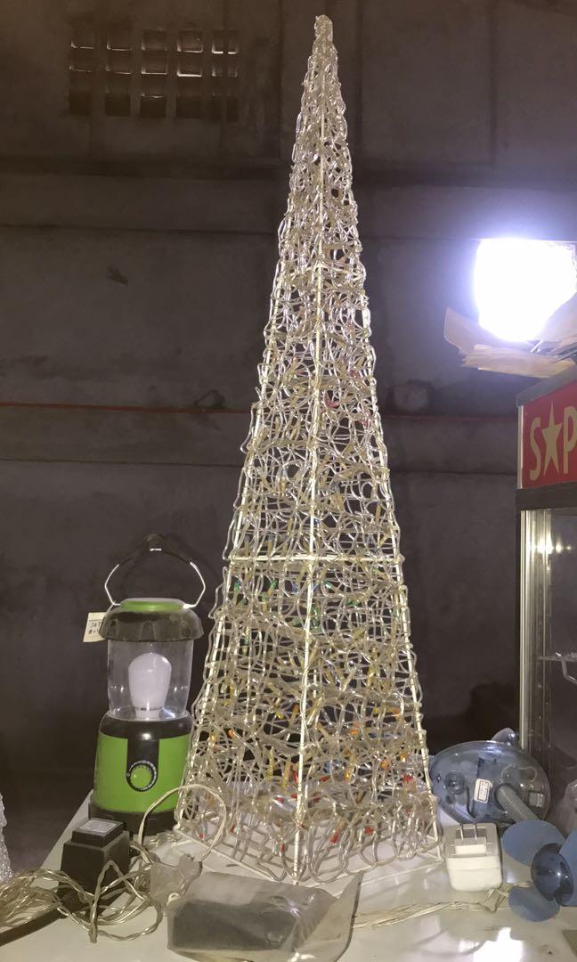 JAPAN PYRAMID CHRISTMAS TREE WITH ASCENDING LIGHTS MOTION, Furniture ...